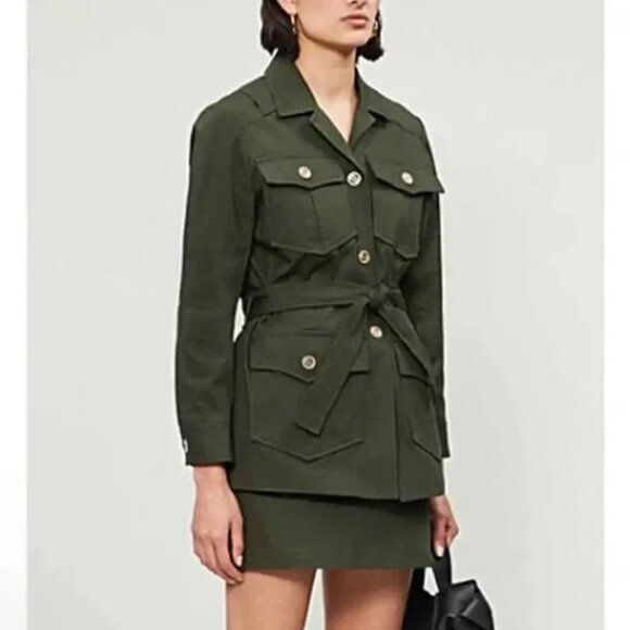 Maje | Jackets & Coats | Maje Guesna Green Utility Jacket Aso Princess ...